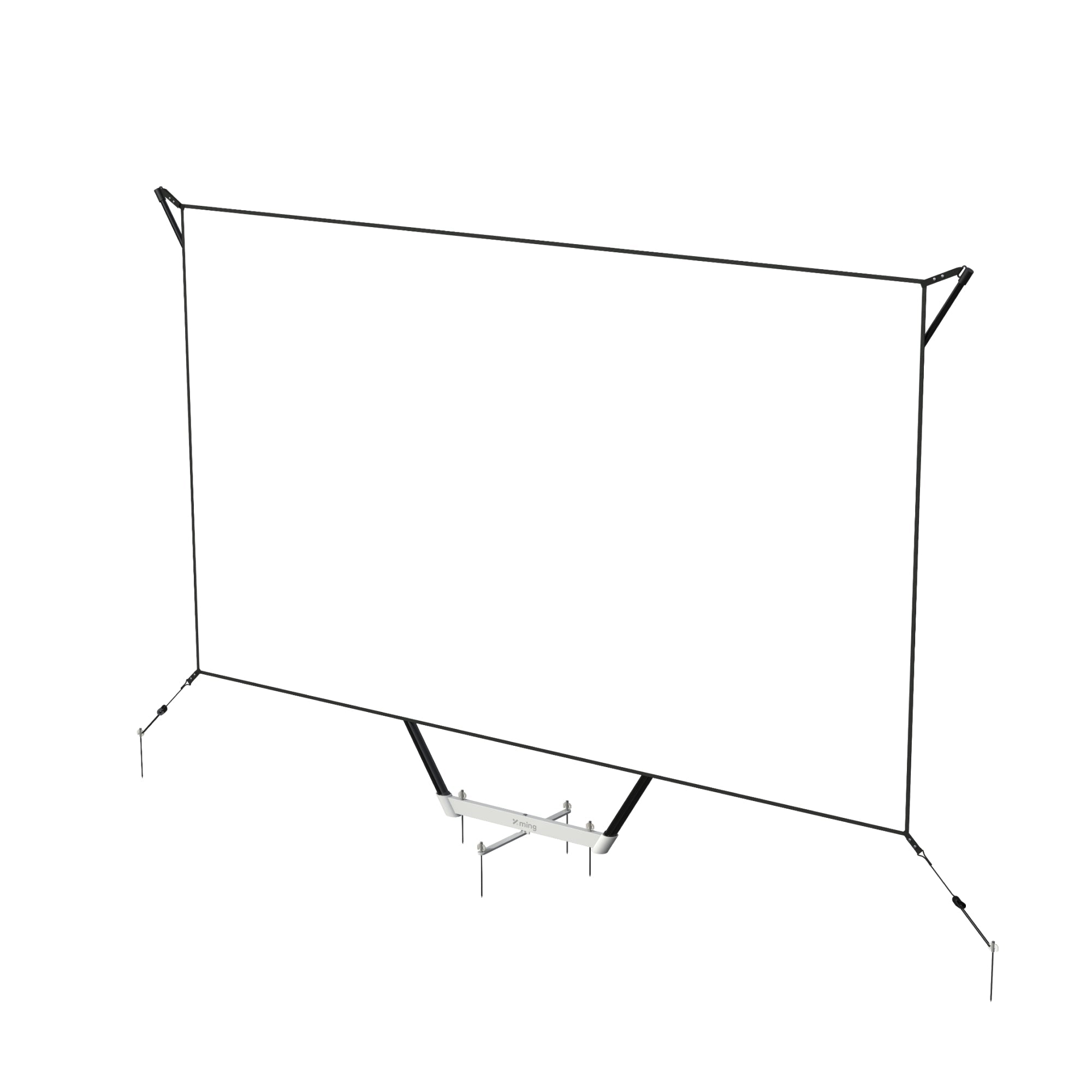 Xming Portable Outdoor Foldable 100-inch Screen Perfect for Outdoor Mo ...